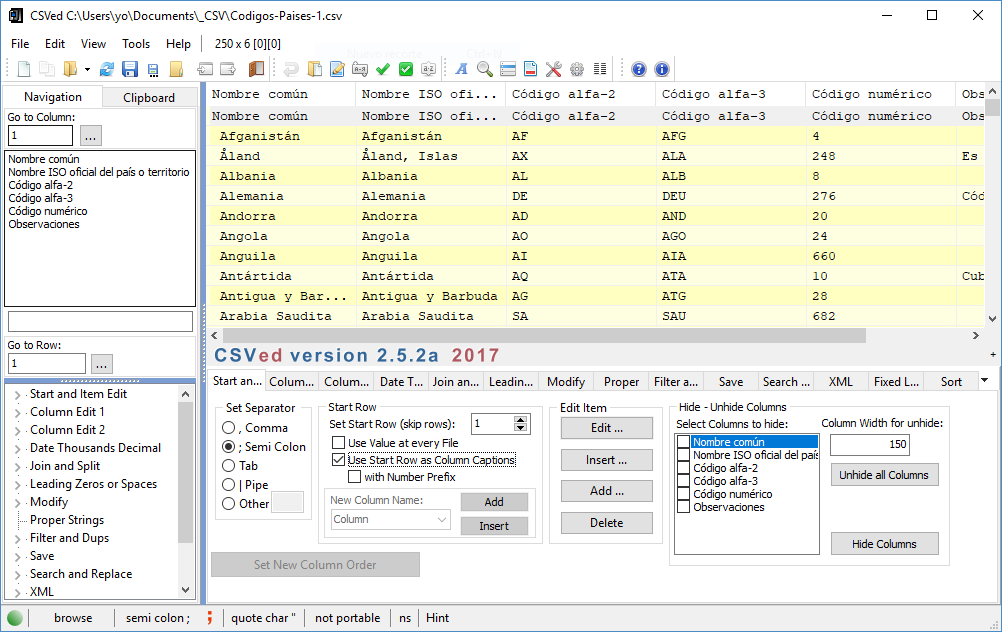 Ficheros CSV para hacer manejables los datos. – unoydostres.com